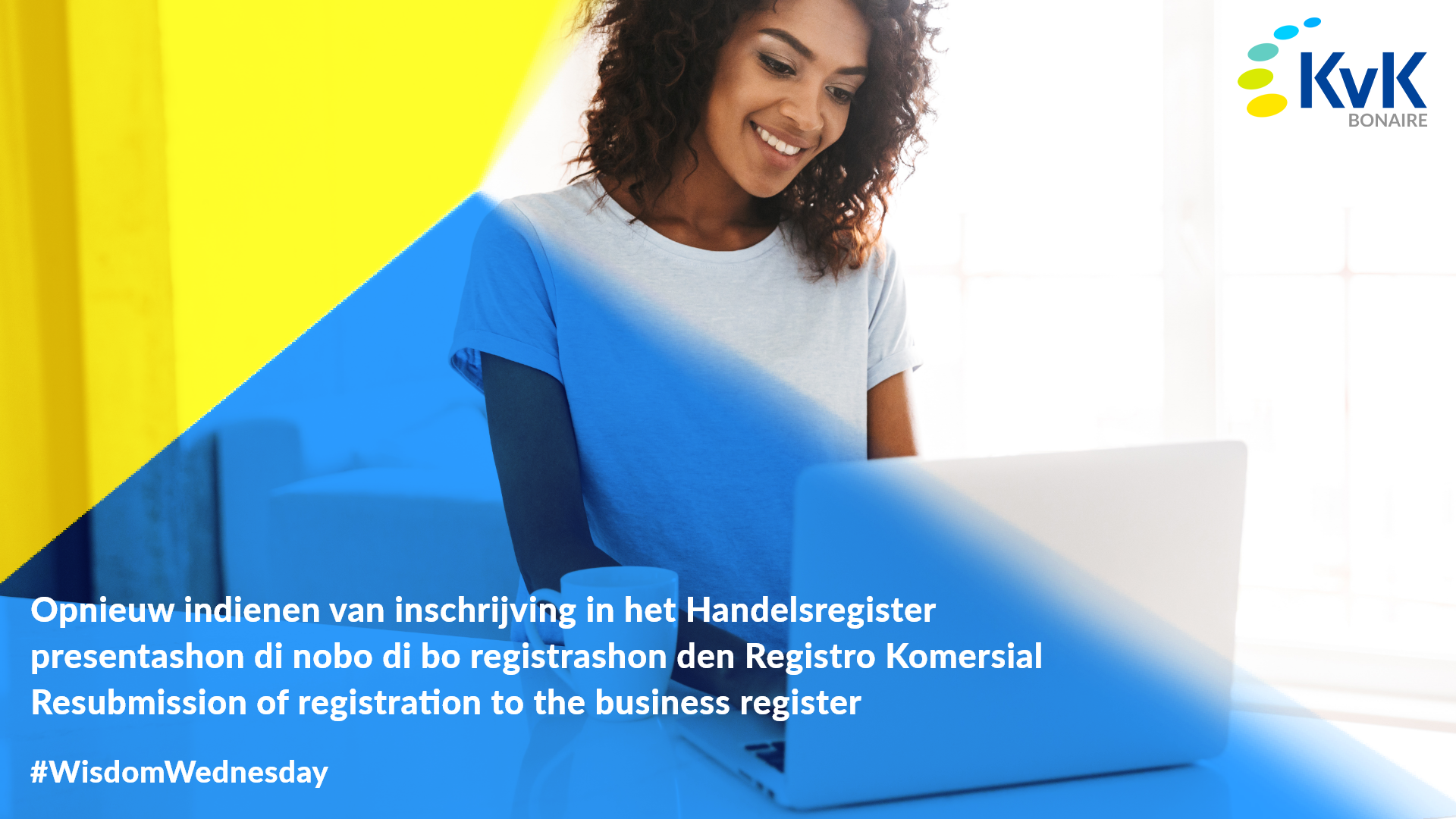 Resubmission of registration to the business register - KvK Bonaire