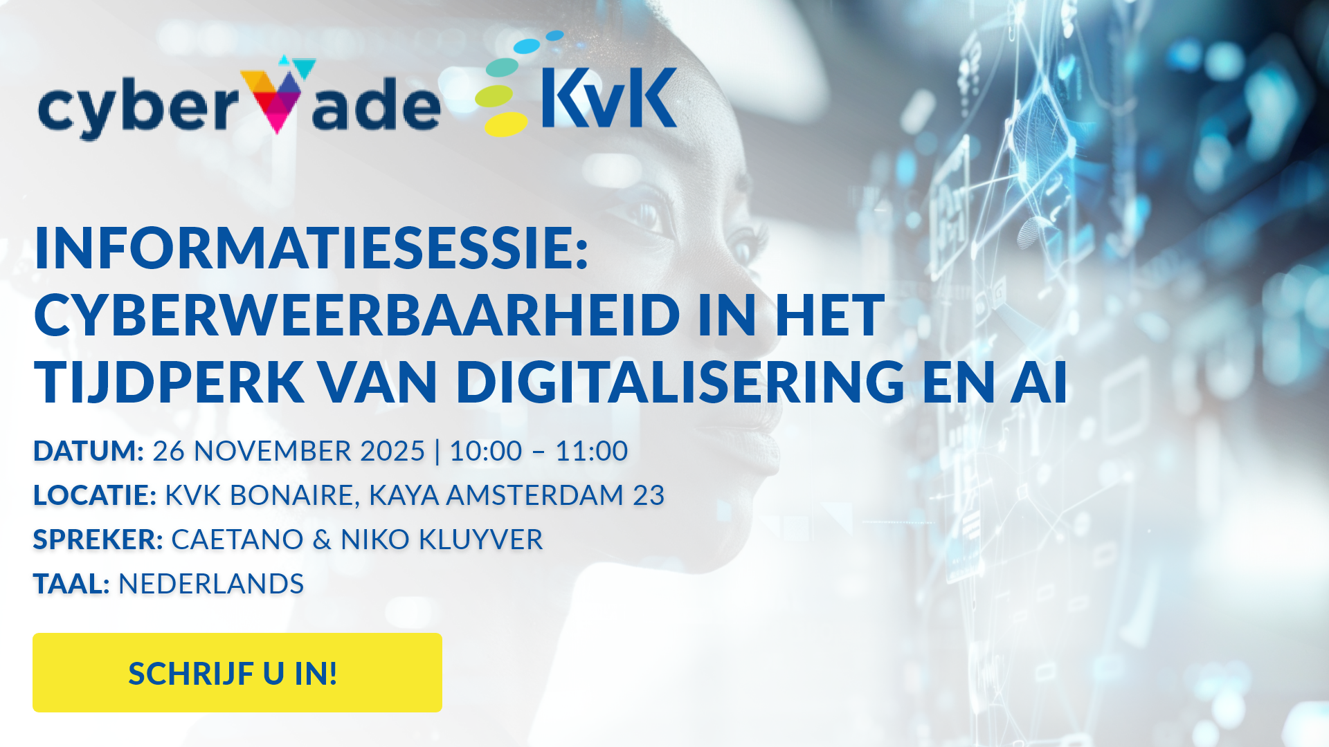 Information Session: Cyber Resilience in the Age of Digitalization and AI - KvK Bonaire